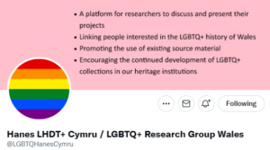 LGBTQ Cymru – Research into the LGBTQ+ history of Wales